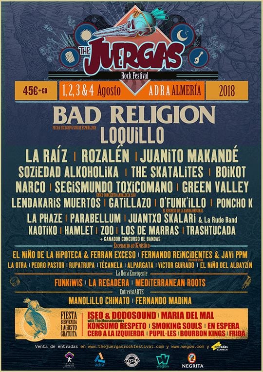 The Juergas Rock Fest 2018, cartel completo – MetalBizarre.com